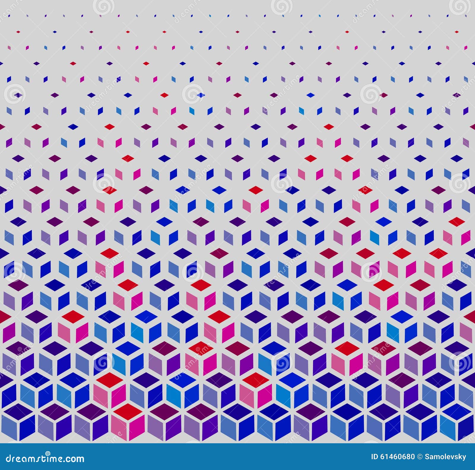 Vector Seamless Hexagonal Cube Halftone White Outline Grid Pattern in ... Vector Seamless Hexagonal Cube Halftone White Outline Grid Pattern in ...