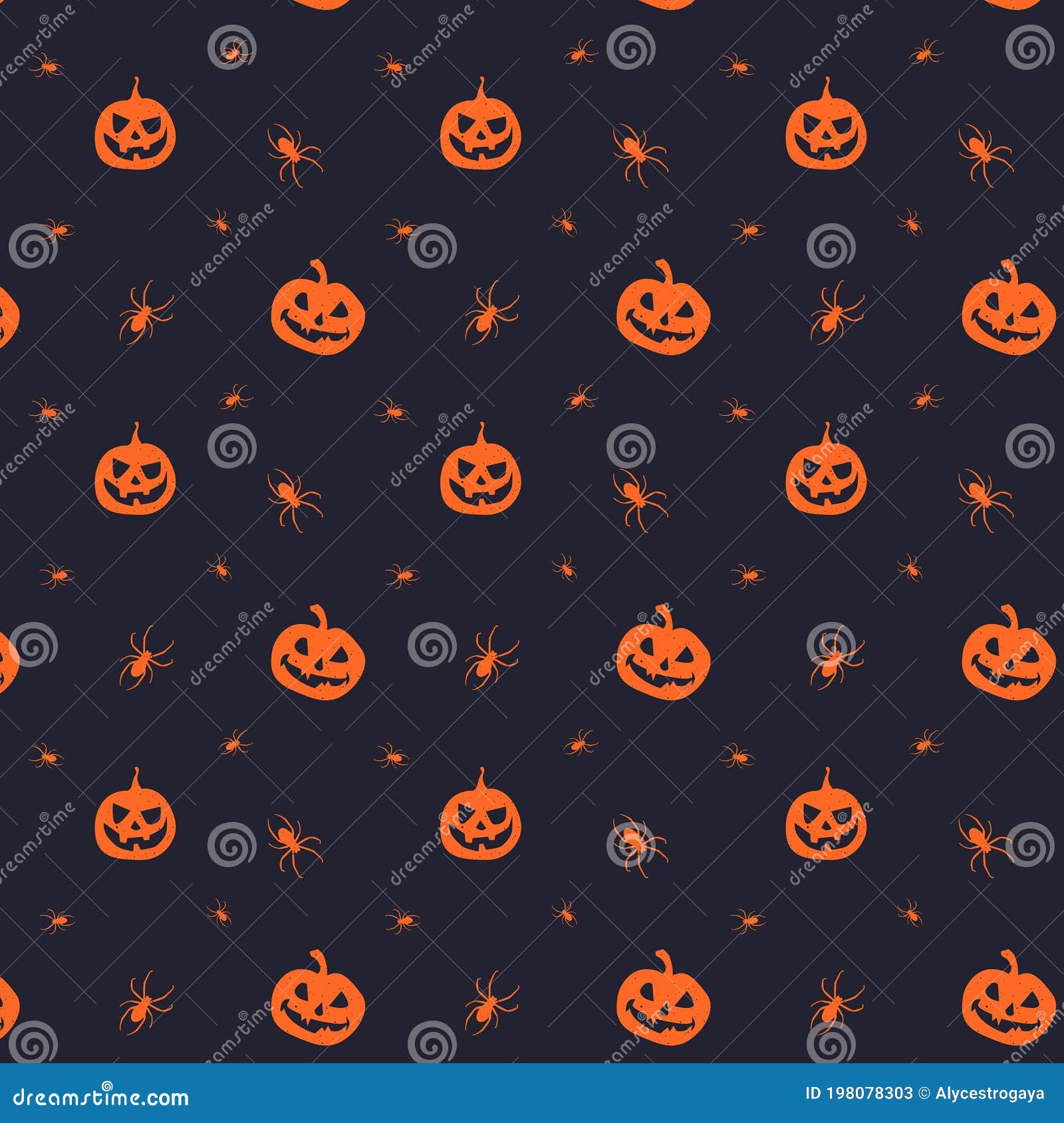 Seamless Horror Background Cartoon Vector | CartoonDealer.com #91536205