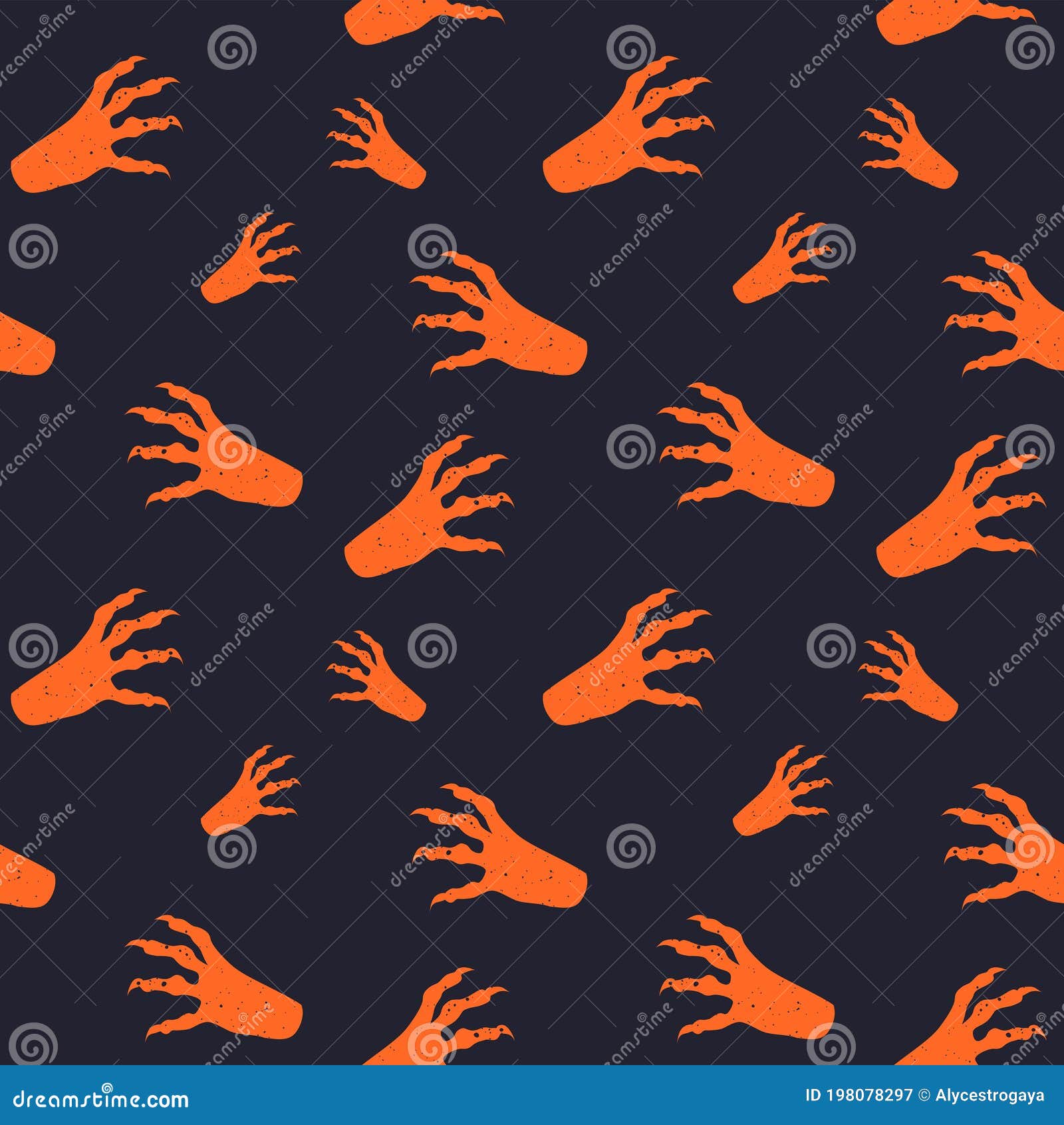 Seamless Horror Background Cartoon Vector | CartoonDealer.com #91536205