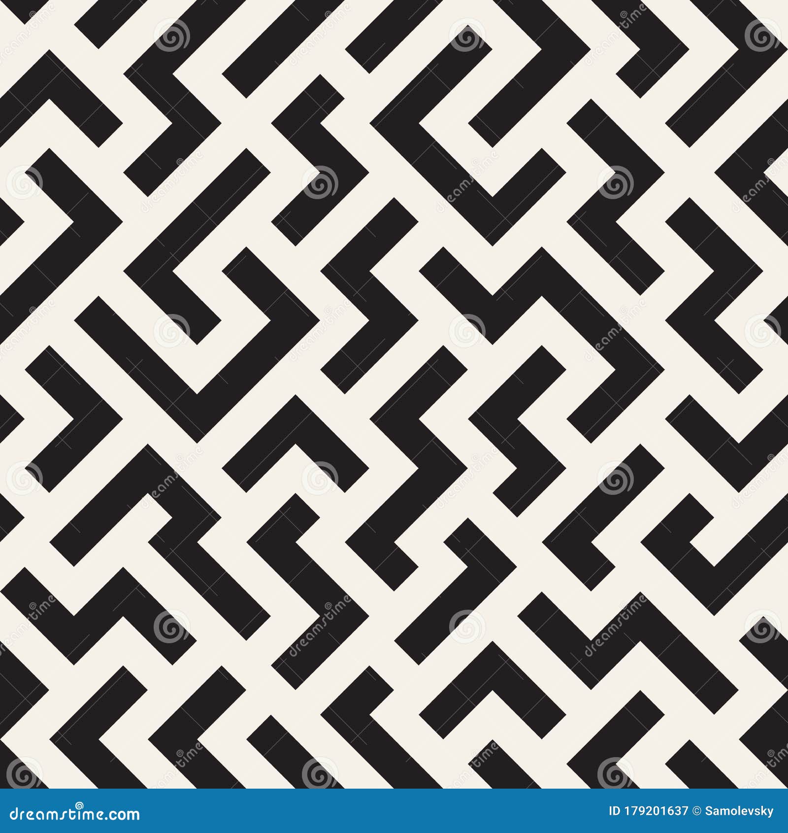 Vector Seamless Irregular Pattern. Modern Abstract Geometric Texture ...