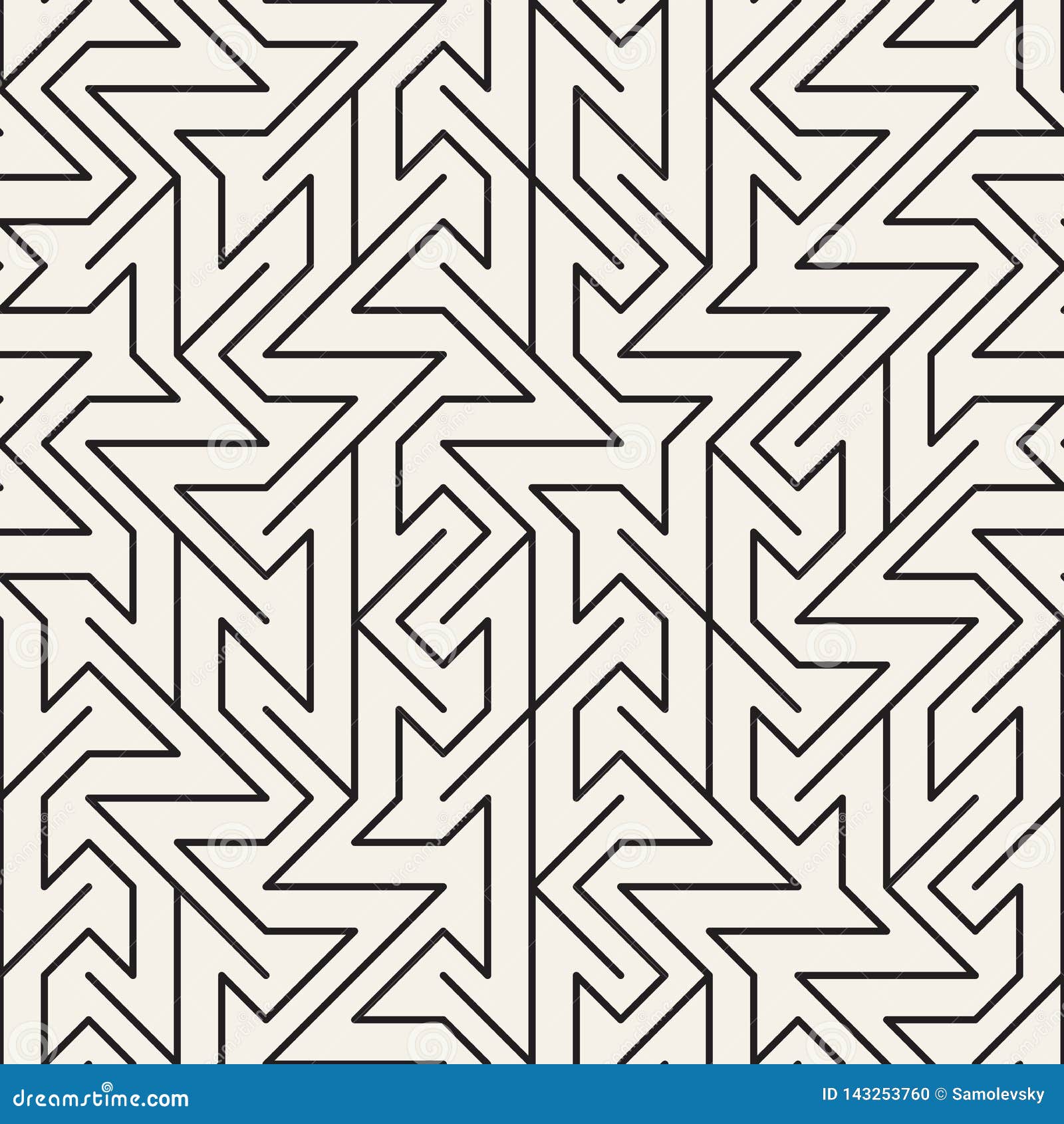 Vector Seamless Irregular Pattern. Modern Abstract Texture. Repeating ...