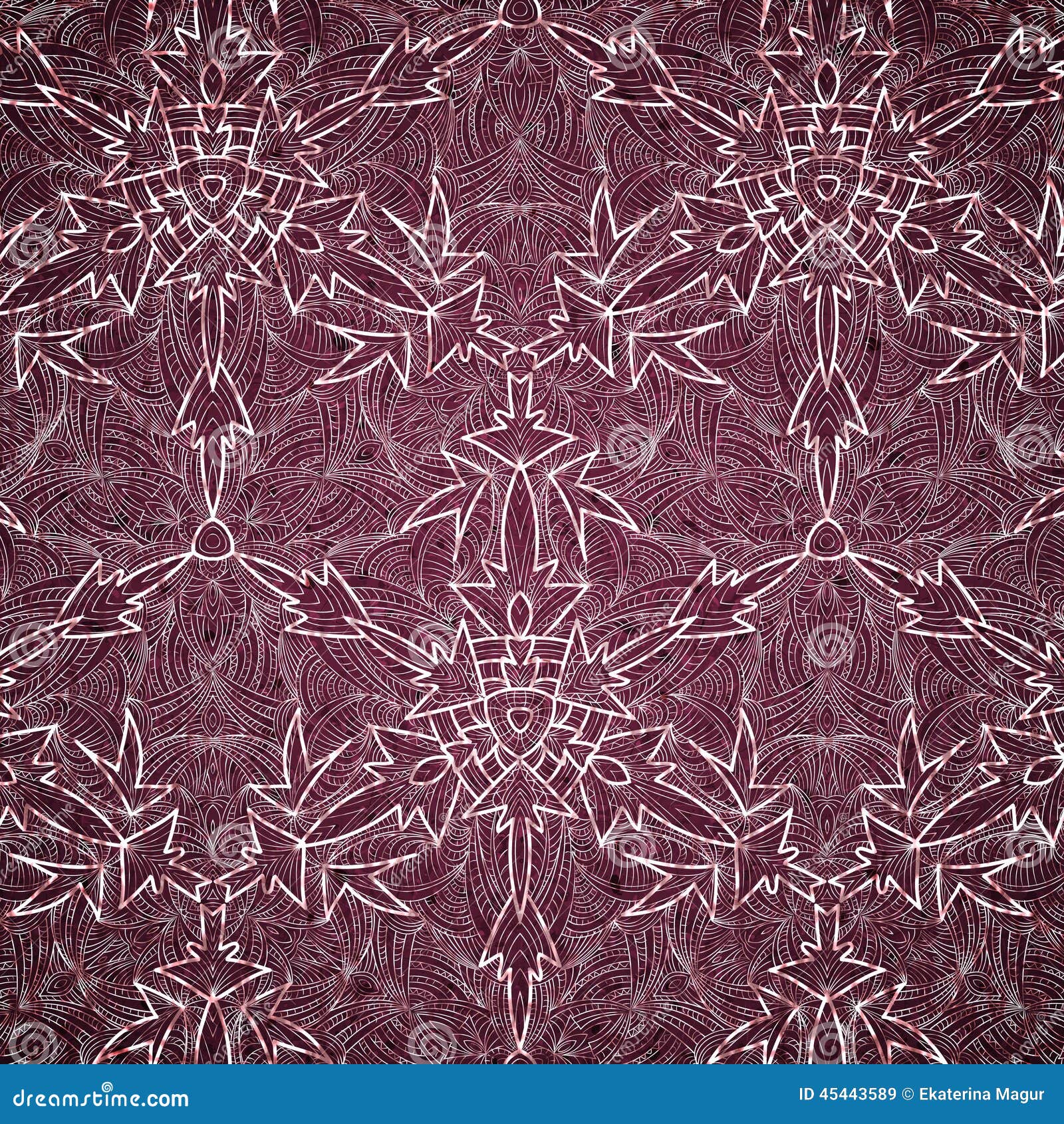 Vector Seamless Kaleidoscope Pattern Stock Vector - Illustration of ...