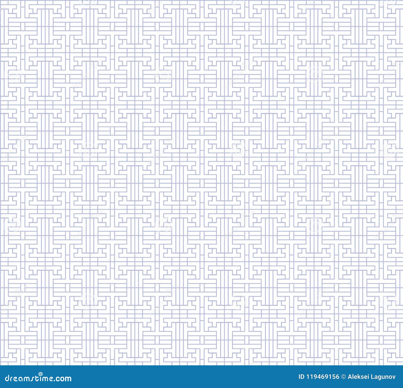 Vector Seamless Korean Traditional Pattern, Light Ornament. Stock ...