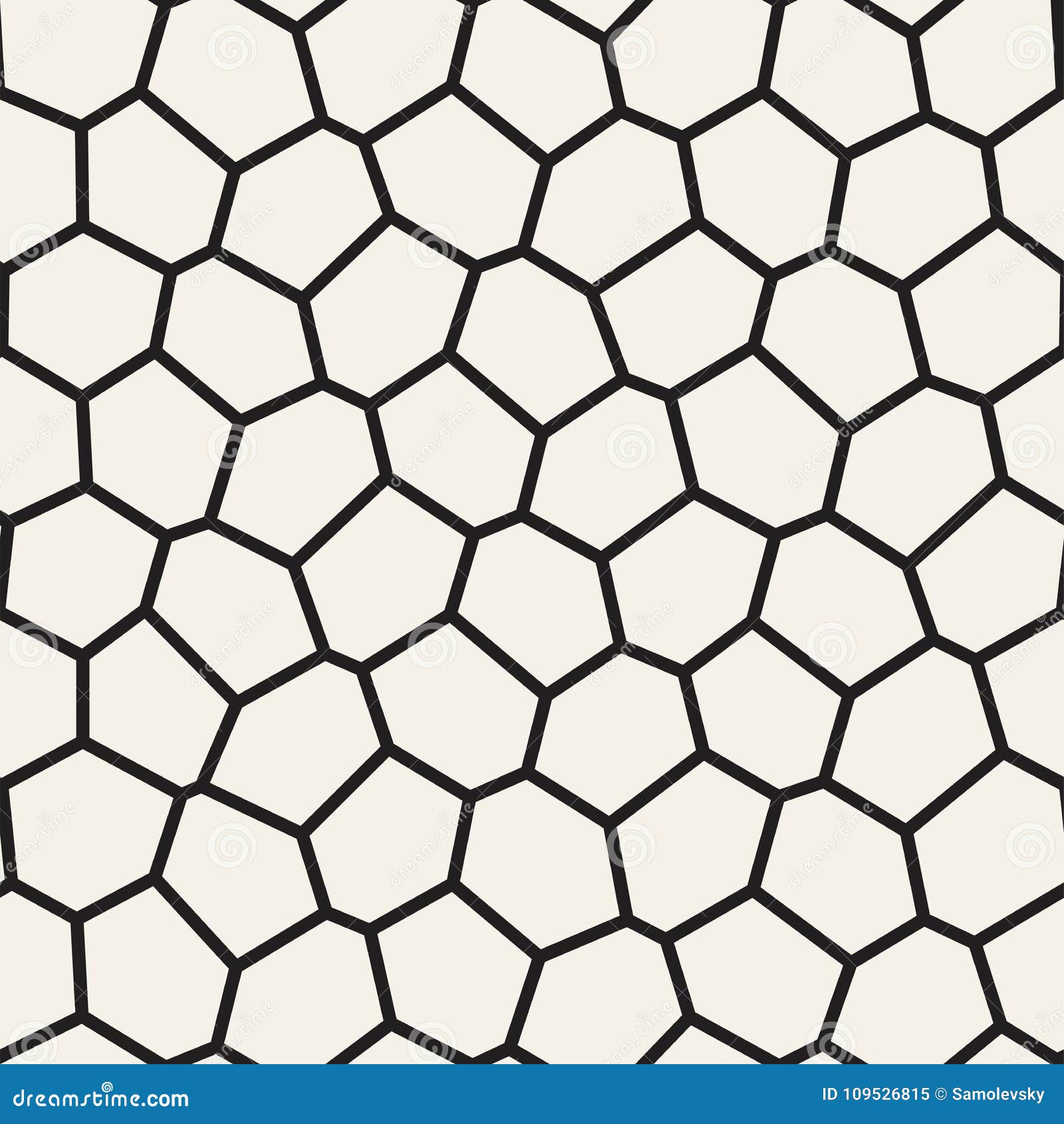 Vector Seamless Lattice Pattern. Modern Stylish Texture with Monochrome ...