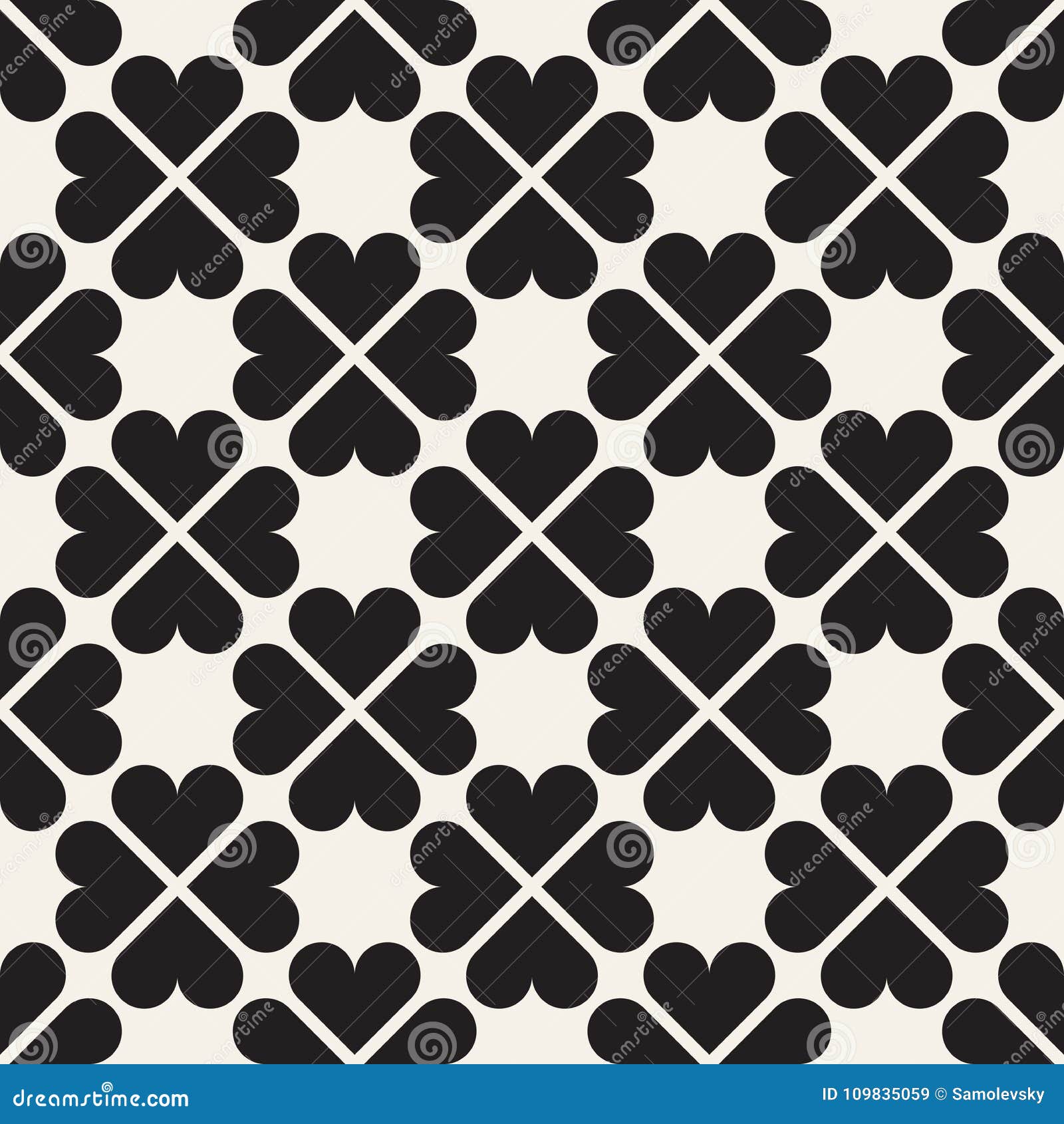Vector Seamless Lattice Pattern. Modern Stylish Texture with Trellis ...