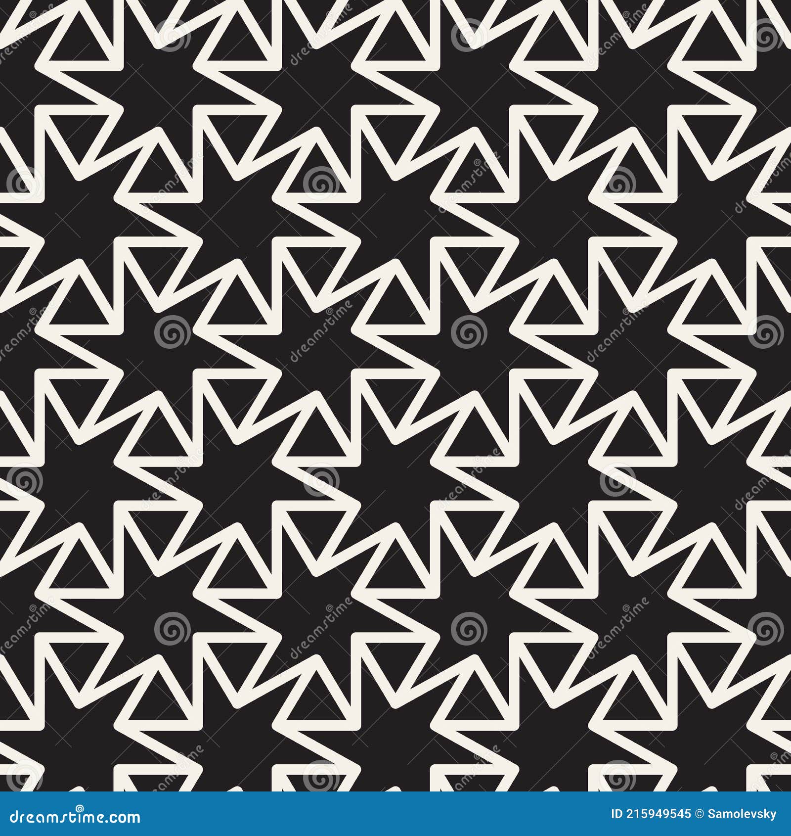 Vector Seamless Lattice Pattern. Modern Thin Lines Abstract Texture ...