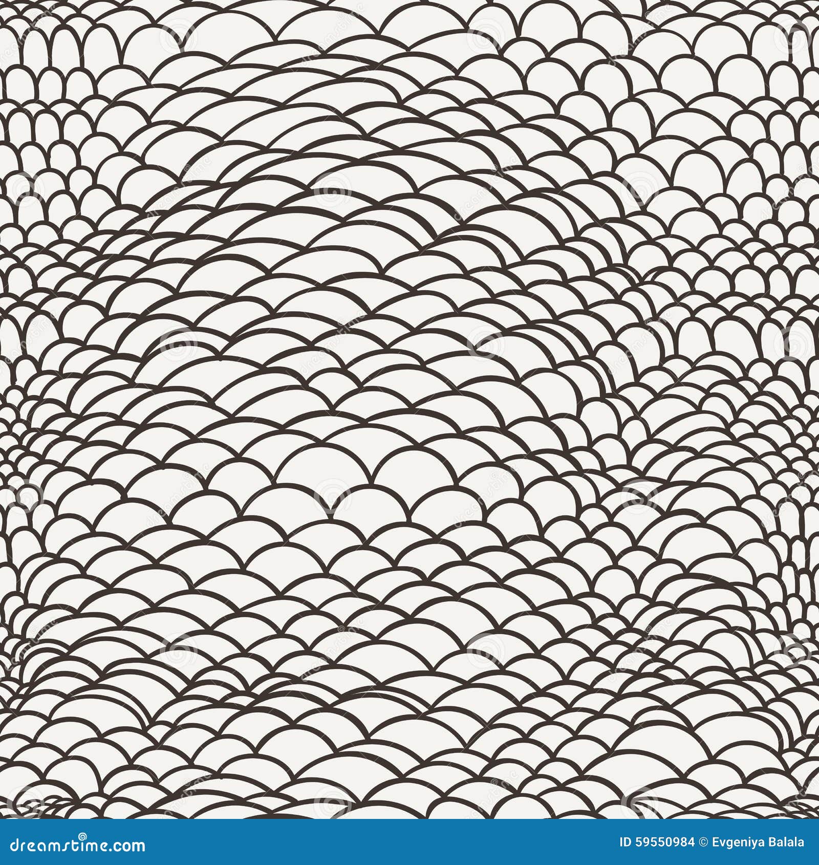 Vector Seamless Line Doodle Pattern Stock Vector - Illustration of ...