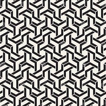 Vector Seamless Lines Pattern. Modern Stylish Abstract Texture ...