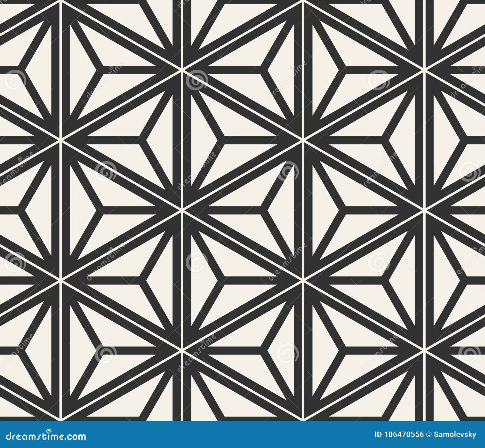 Vector Seamless Lines Pattern. Modern Stylish Triangle Shapes Texture ...