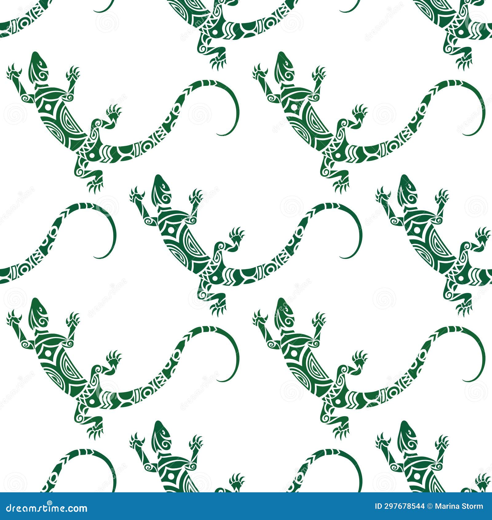 Seamless Lizard Skin Pattern Vector Illustration | CartoonDealer.com ...