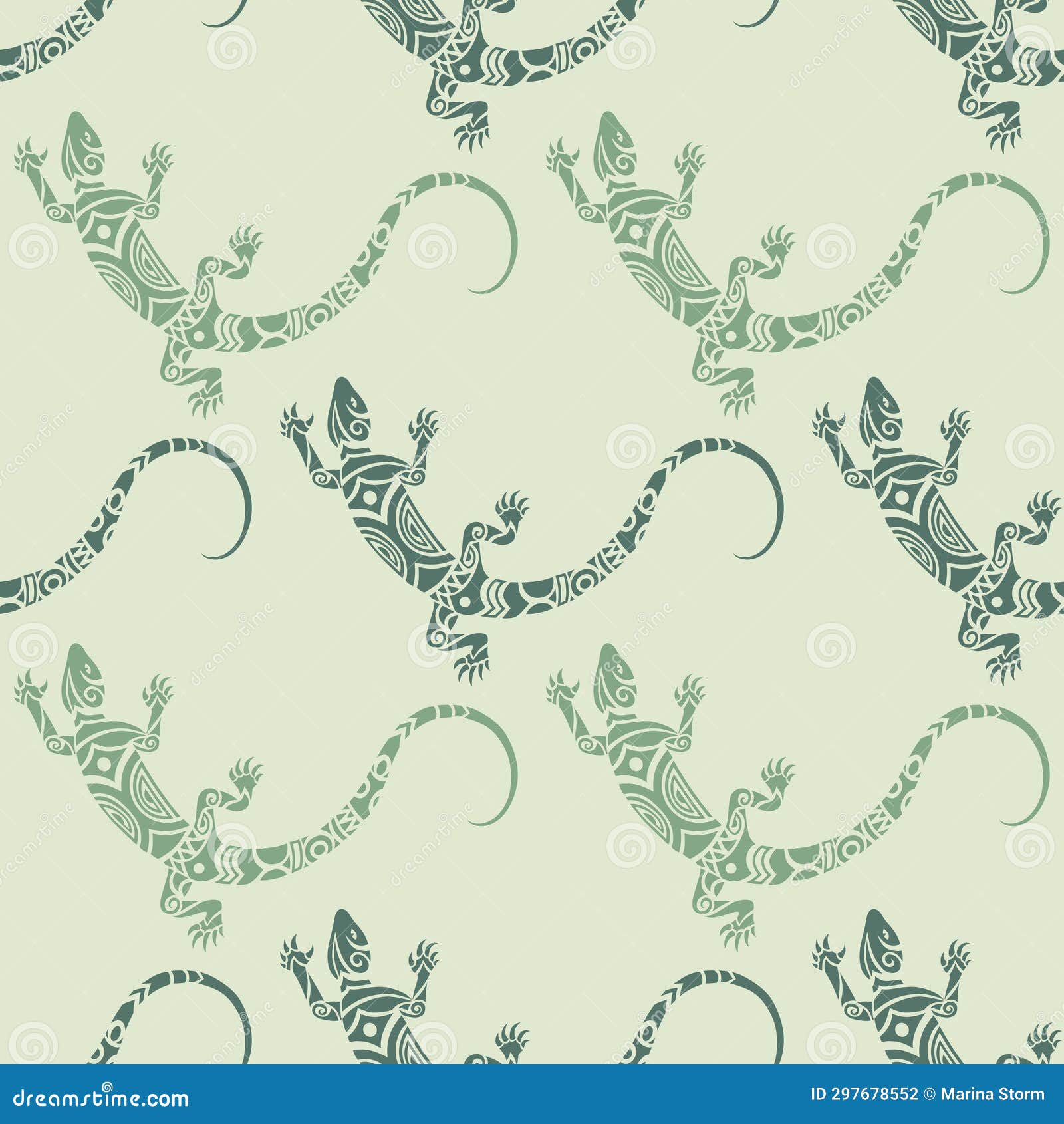 Seamless Lizard Skin Pattern Vector Illustration | CartoonDealer.com ...