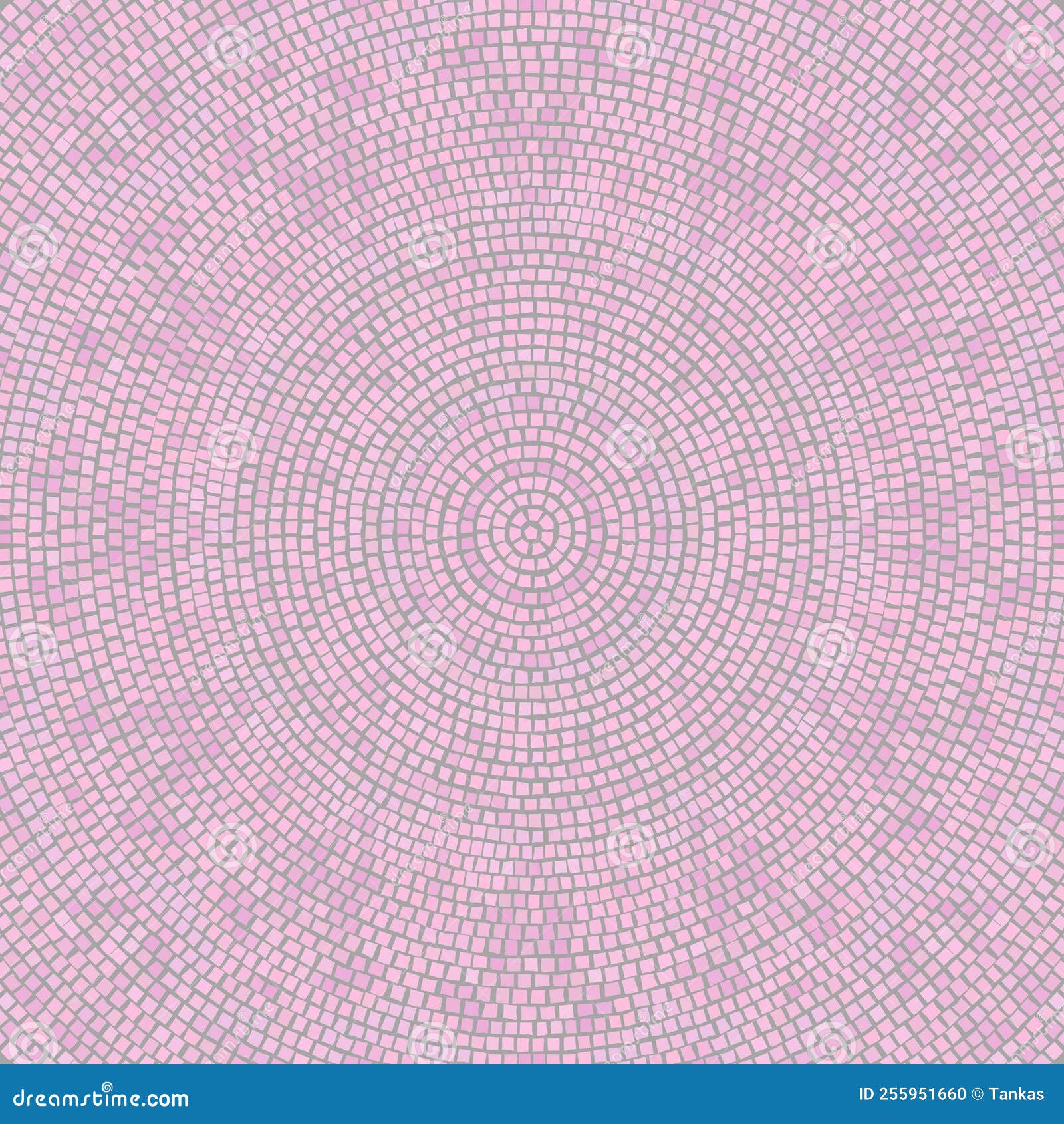 Vector Seamless Mosaic Art Pattern. Art Background. Stock Vector ...