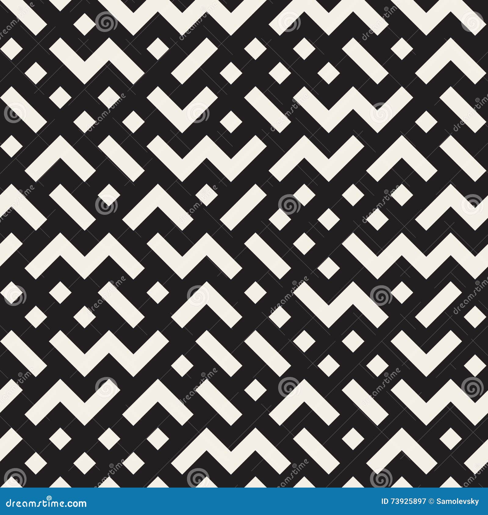 Vector Seamless Multicolor Cross Shape Dimensional Jumble Pattern Stock ...