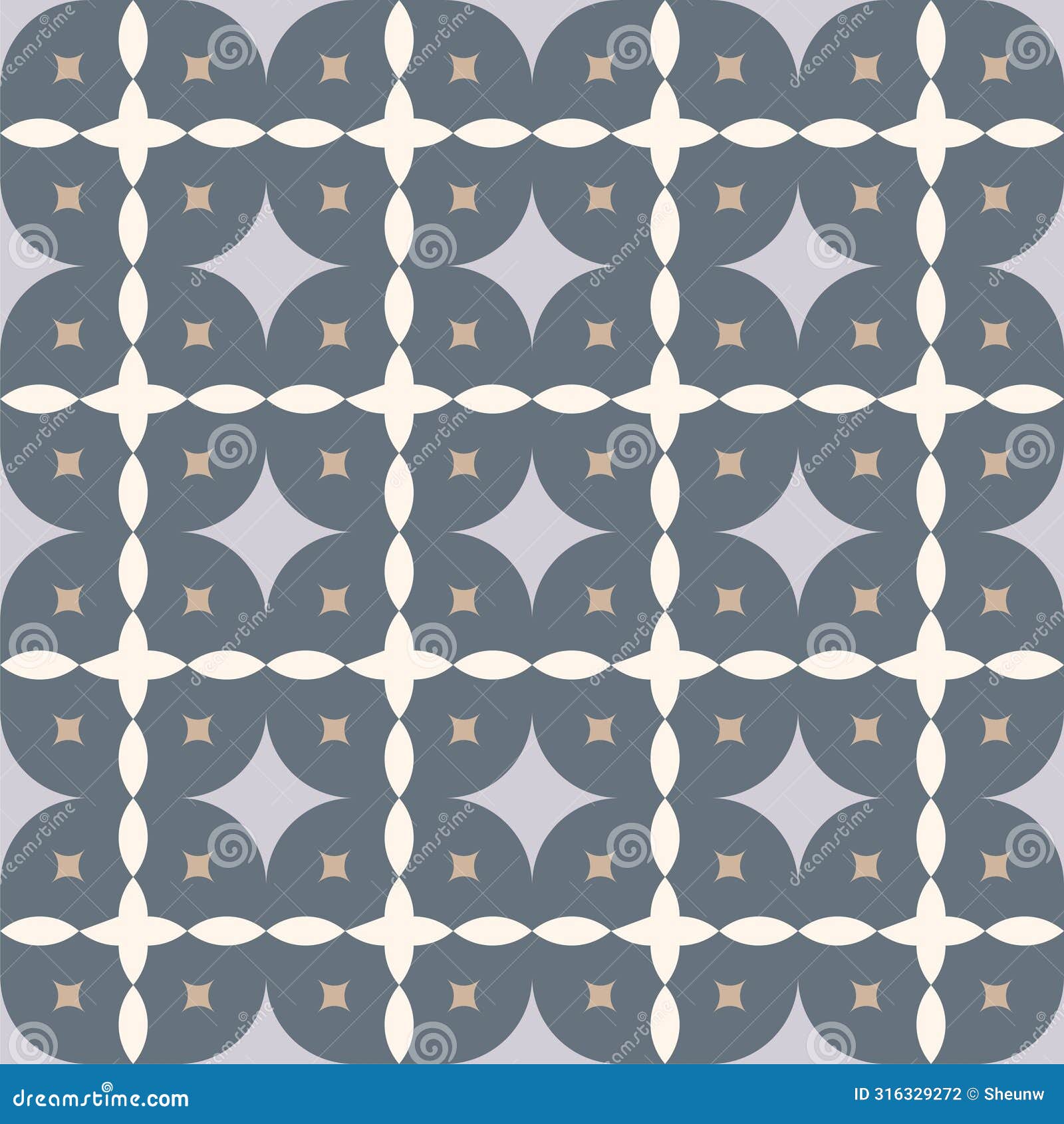 Vector Seamless Ornamental Geometric Pattern - Gray Design. Creative ...