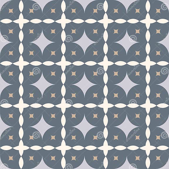 Vector Seamless Ornamental Geometric Pattern - Gray Design. Creative ...