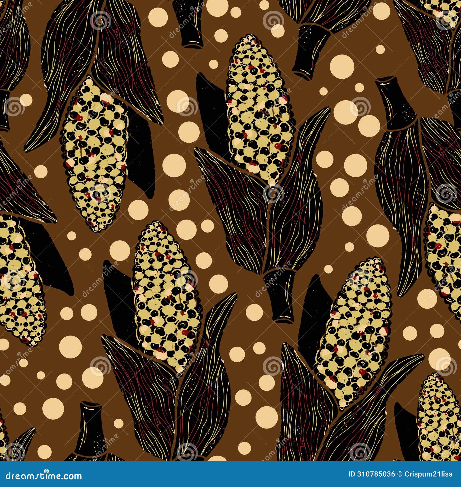 Vector Seamless, Overlapping, Repeating Pattern Stock Vector ...