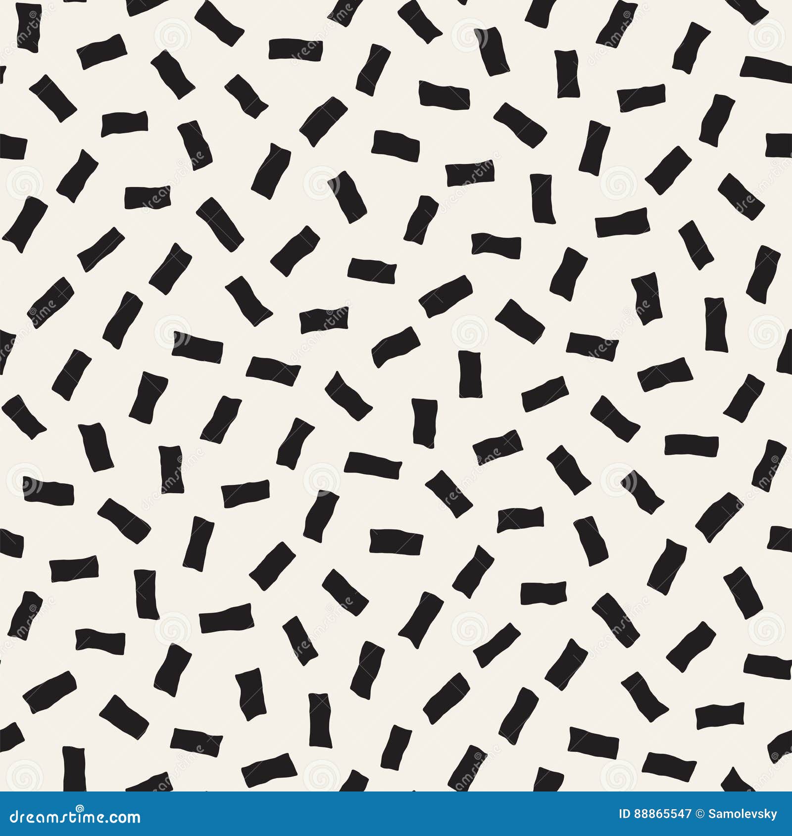 Vector Seamless Pattern. Abstract Background with Scattered Geometric ...