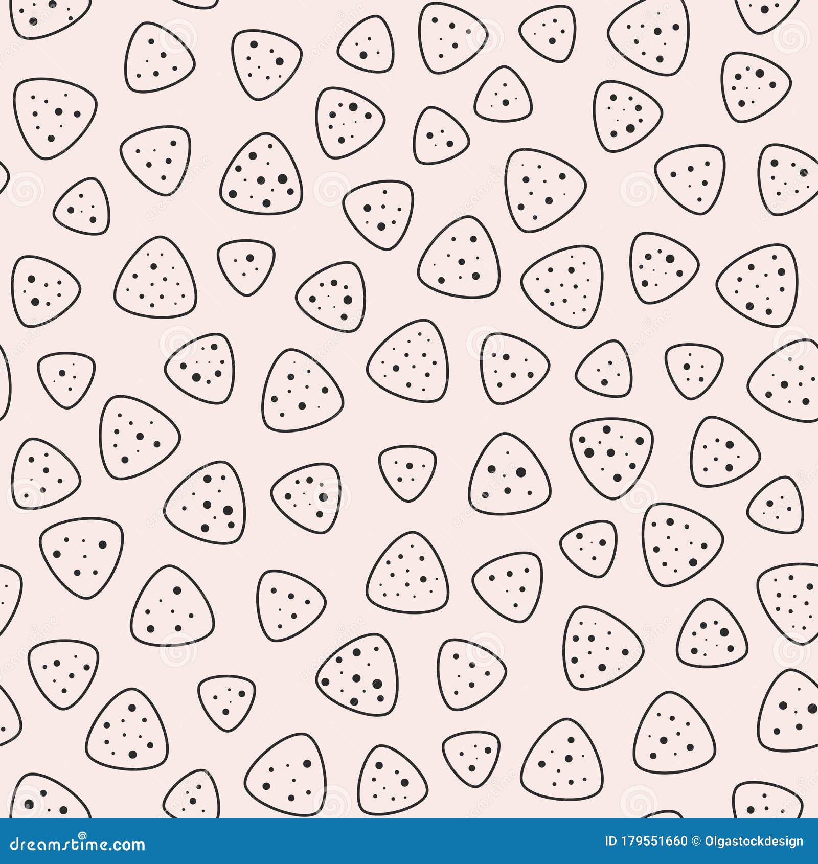 Vector Seamless Pattern, Abstract Geometric Texture with Small Round ...