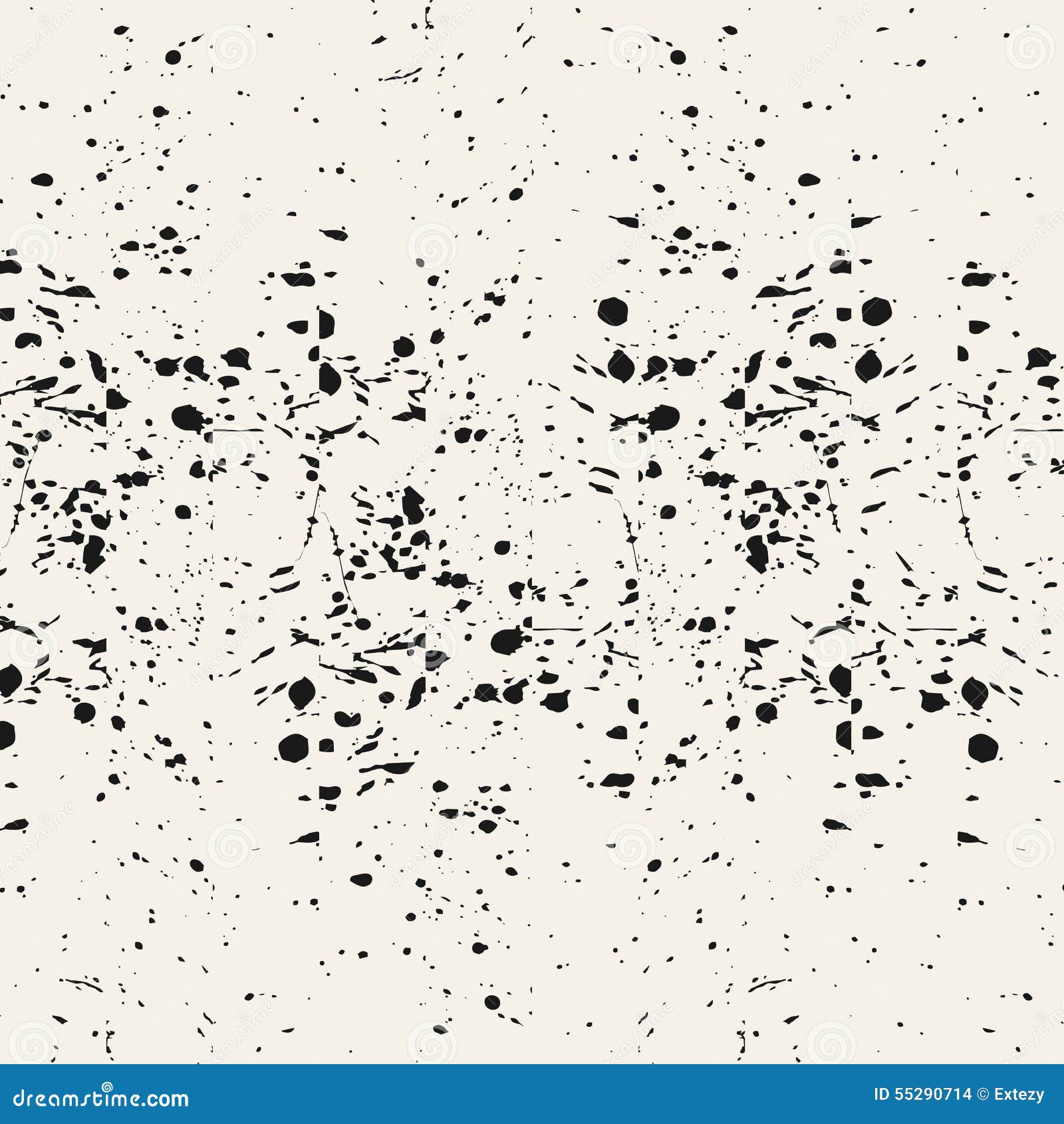 Vector Seamless Pattern. Abstract Grunge Stock Vector - Illustration of ...