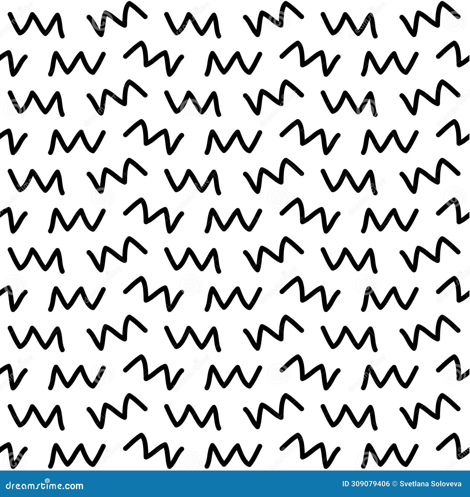 Vector Seamless Pattern of Abstract Lines Stock Vector - Illustration ...