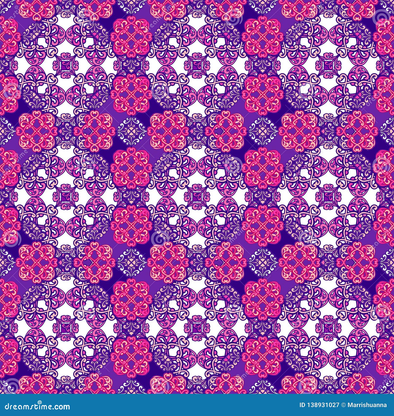 Seamless arabic pattern stock vector. Illustration of element - 138931027