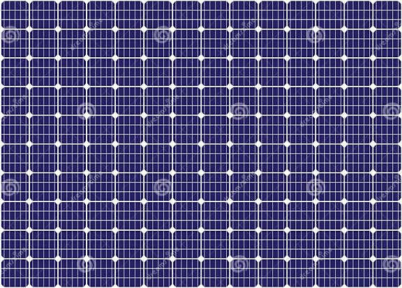 Vector Seamless Pattern Background. Blue Solar Cell Pattern. Stock ...
