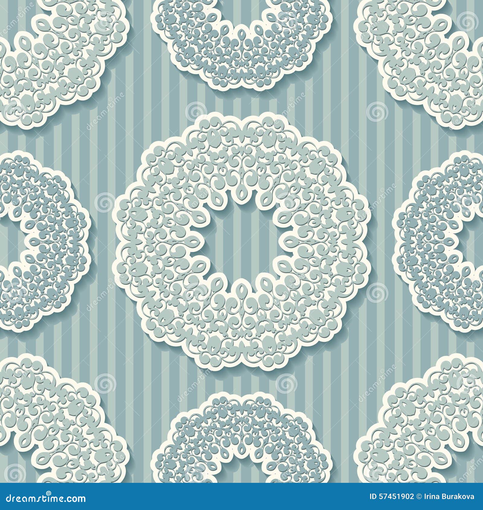 Vector Seamless Pattern Background. Stock Illustration - Illustration ...