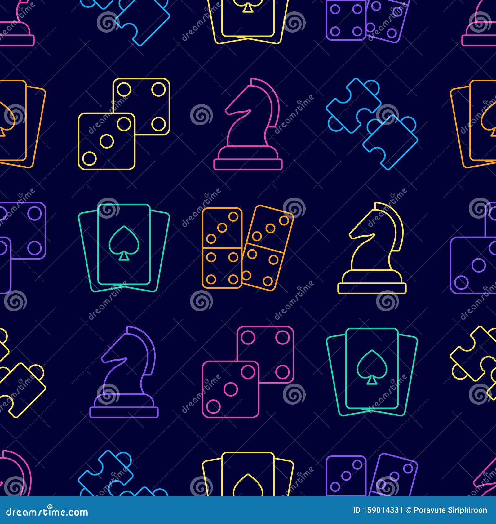 Vector Seamless Pattern Background Icon Stock Vector - Illustration of ...