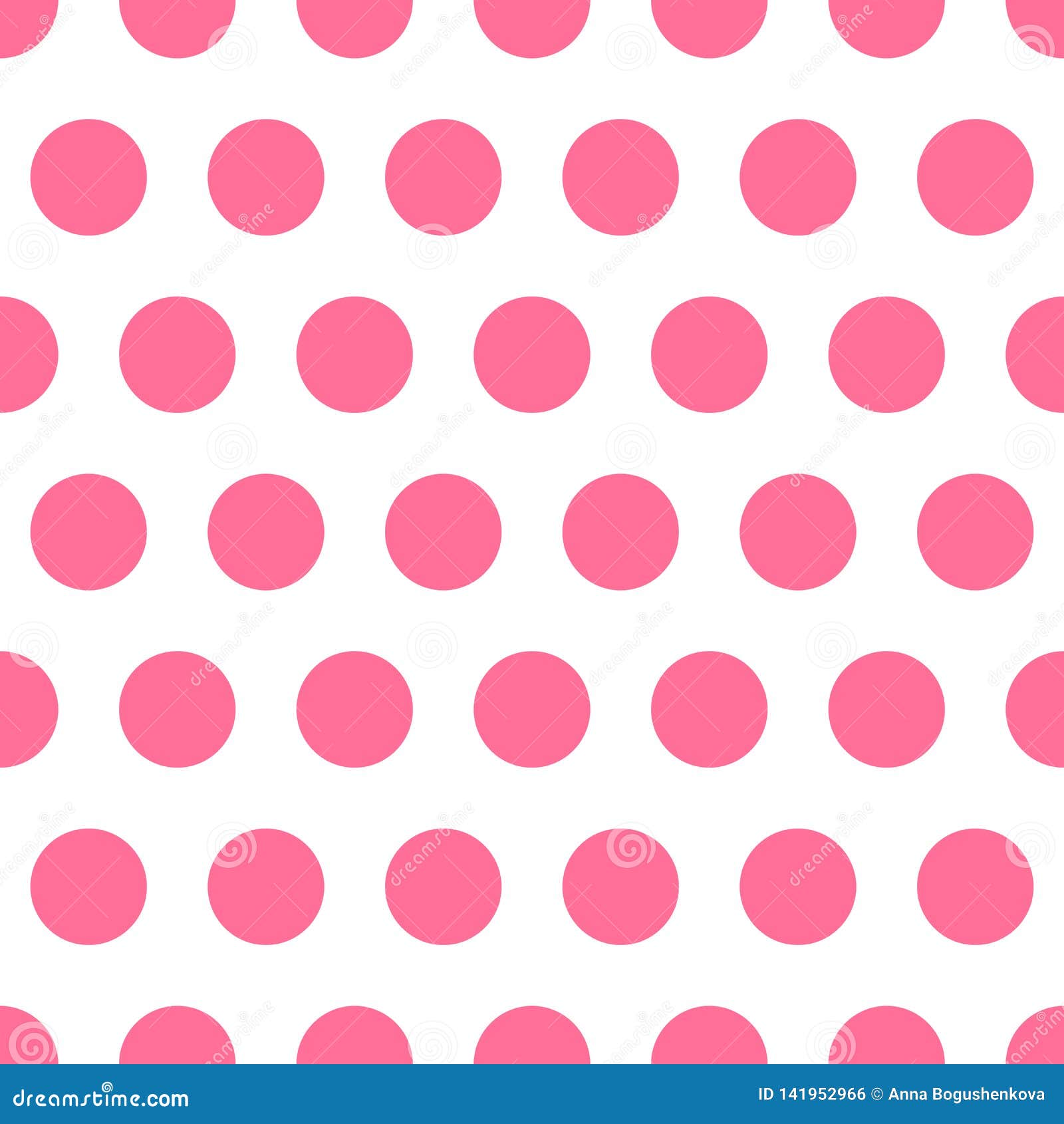 Pink Vector Seamless Pattern Background Polka Dot Stock Vector ... Pink Vector Seamless Pattern Background Polka Dot Stock Vector ...