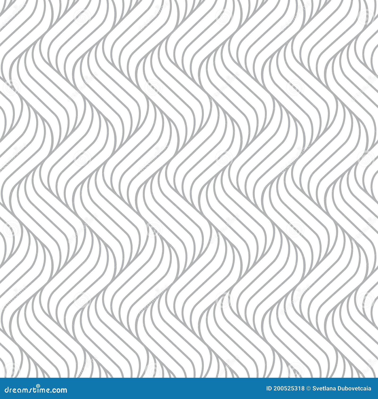 Vector Seamless Pattern. Background Wavy Line. Modern Waves Texture ...