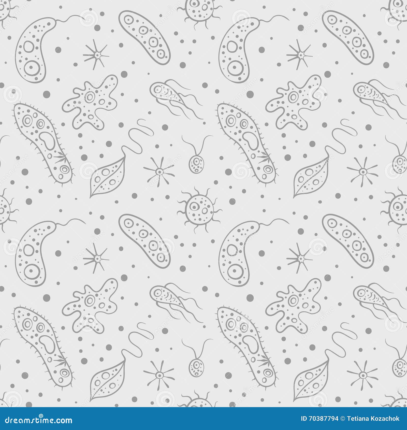 Seamless Bacteria Texture Royalty-Free Stock Photo | CartoonDealer.com ...