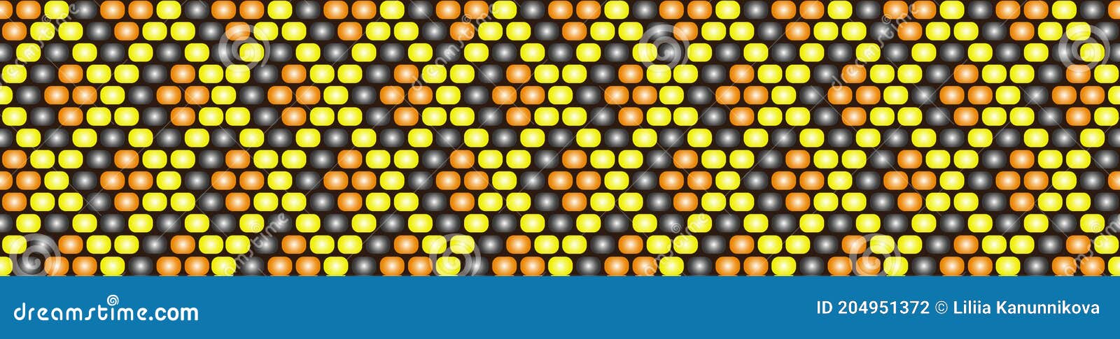 Vector Seamless Pattern of Beads, Abstract Background Stock ...