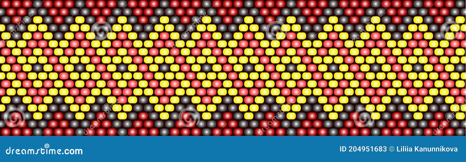 Vector Seamless Pattern of Beads, Abstract Background Stock ...