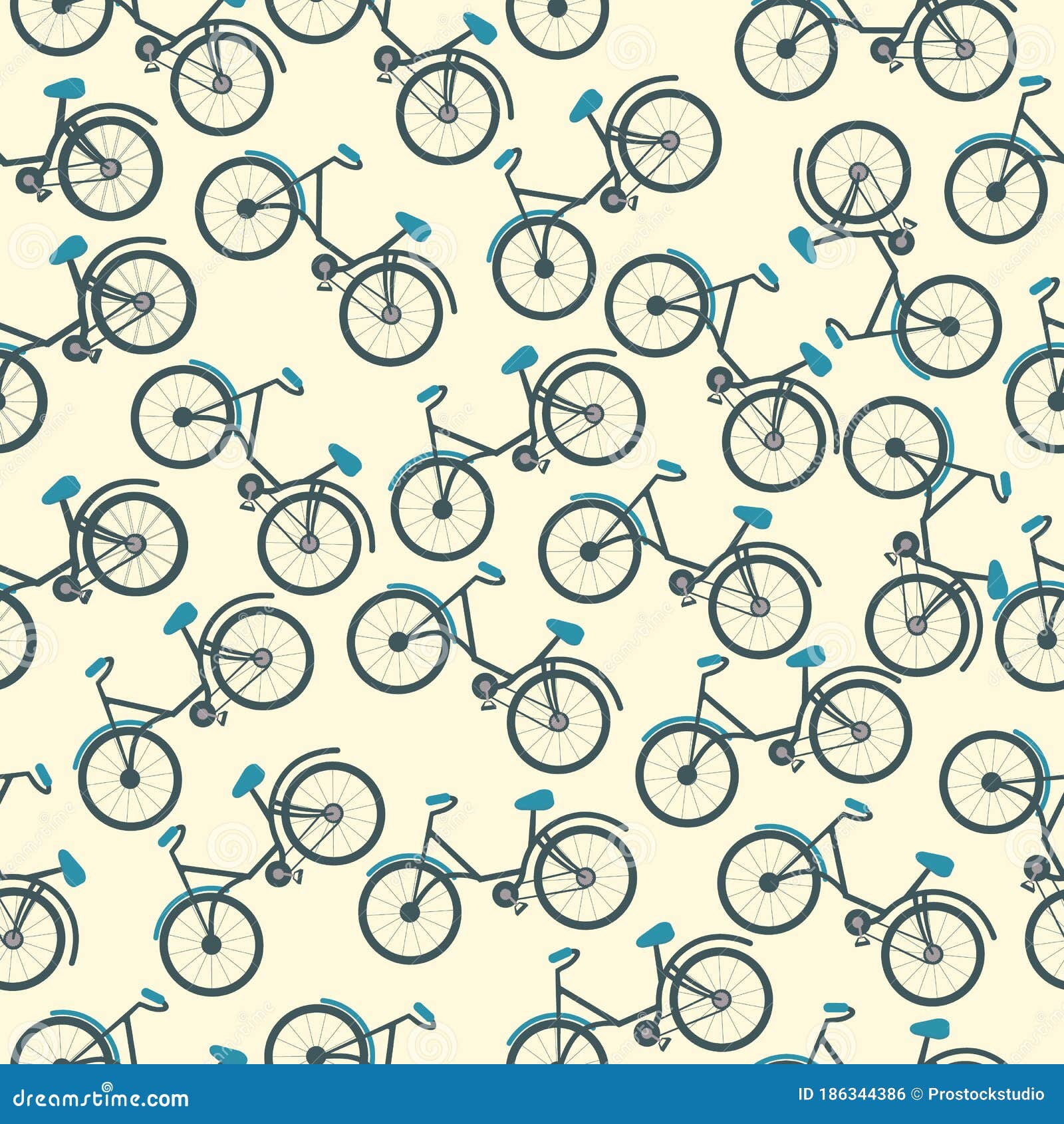 Bicycle Pattern Wallpaper