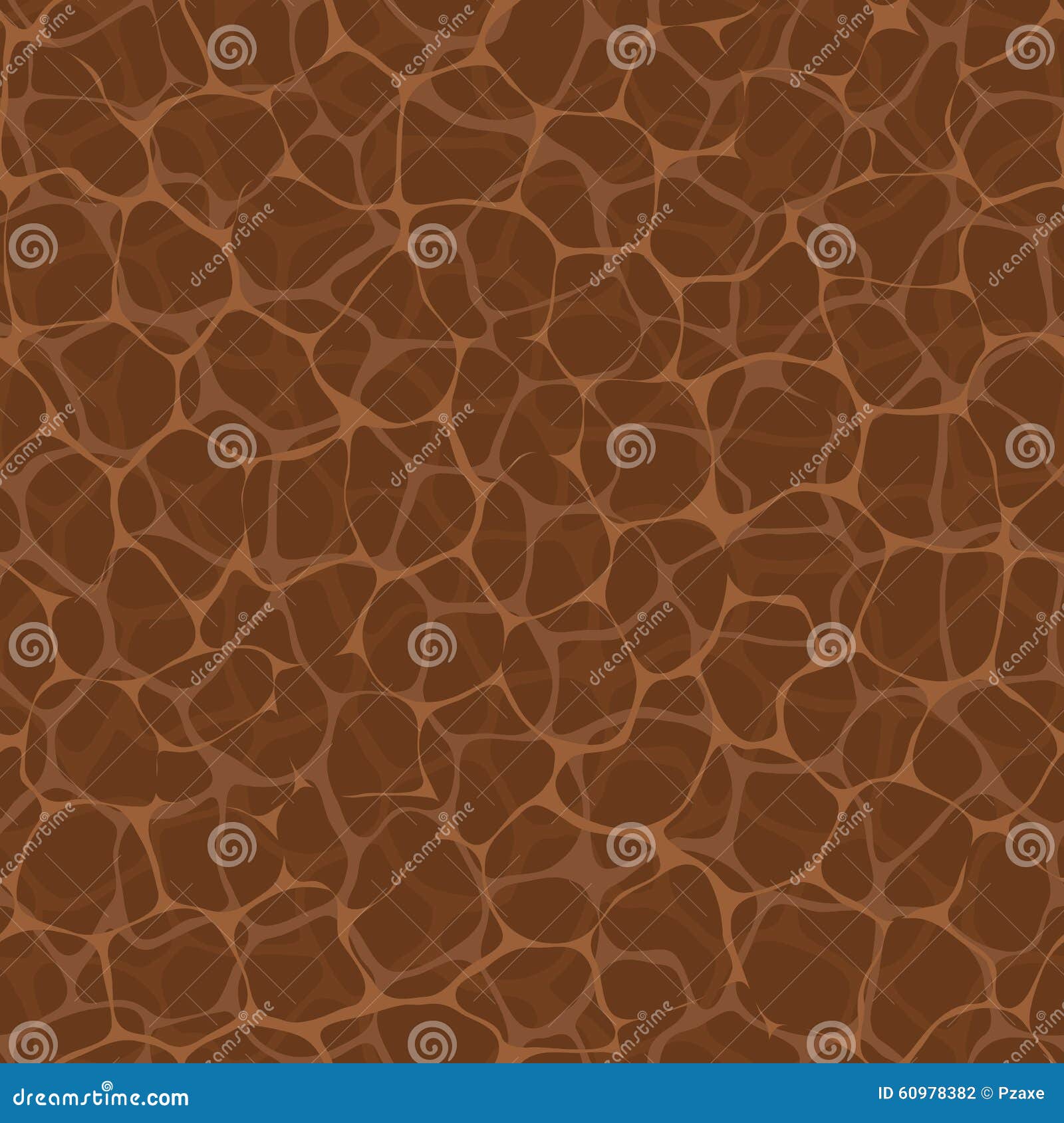 Vector Seamless Pattern - Bio Net. Brown Nature Square Texture Stock ...