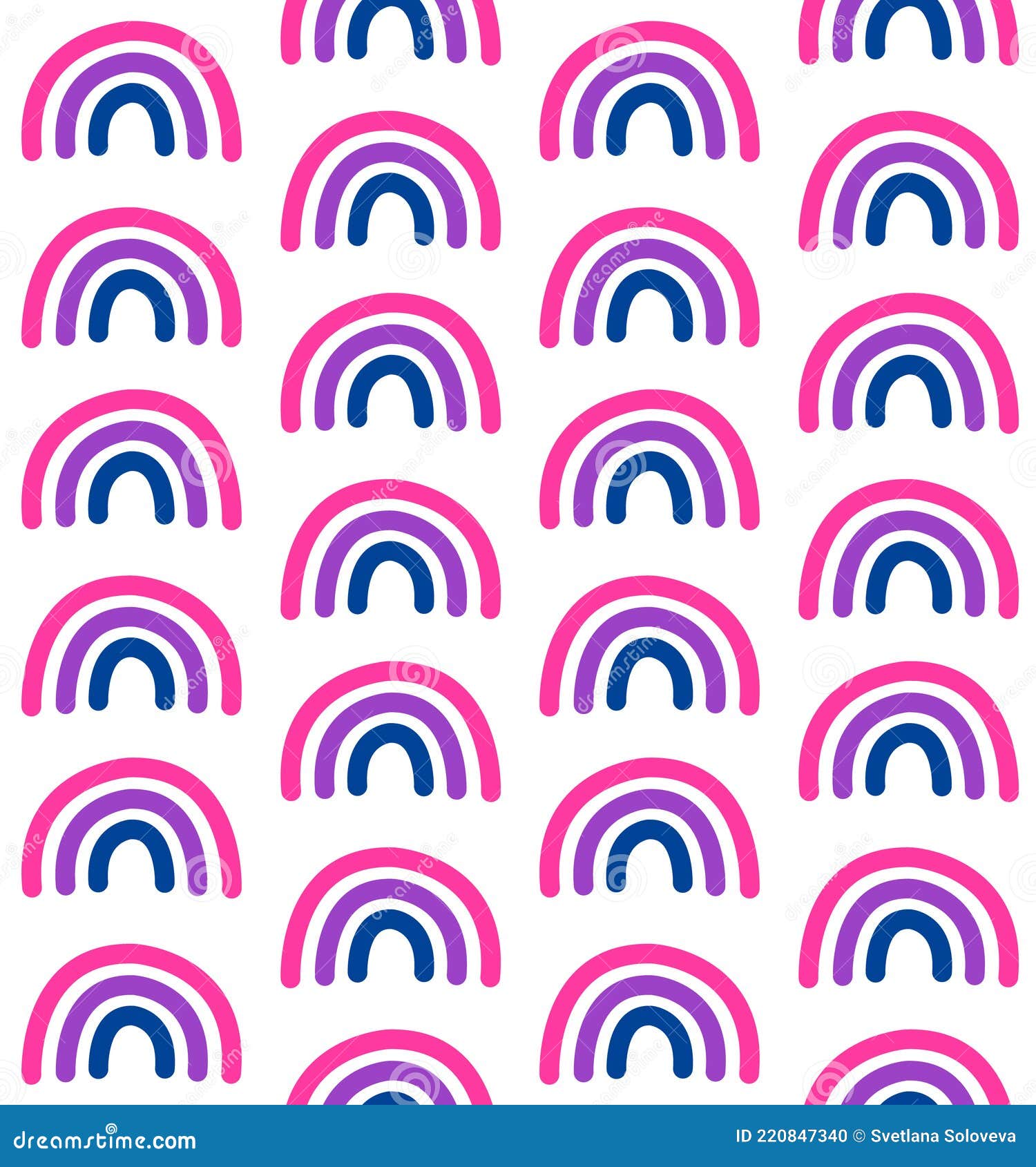 Vector Seamless Pattern of Bisexual Flag Rainbow Stock Vector - Illustration of pattern, couple ...