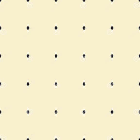Vector Seamless Pattern with Black Stars. Tile Texture Stock Vector ...