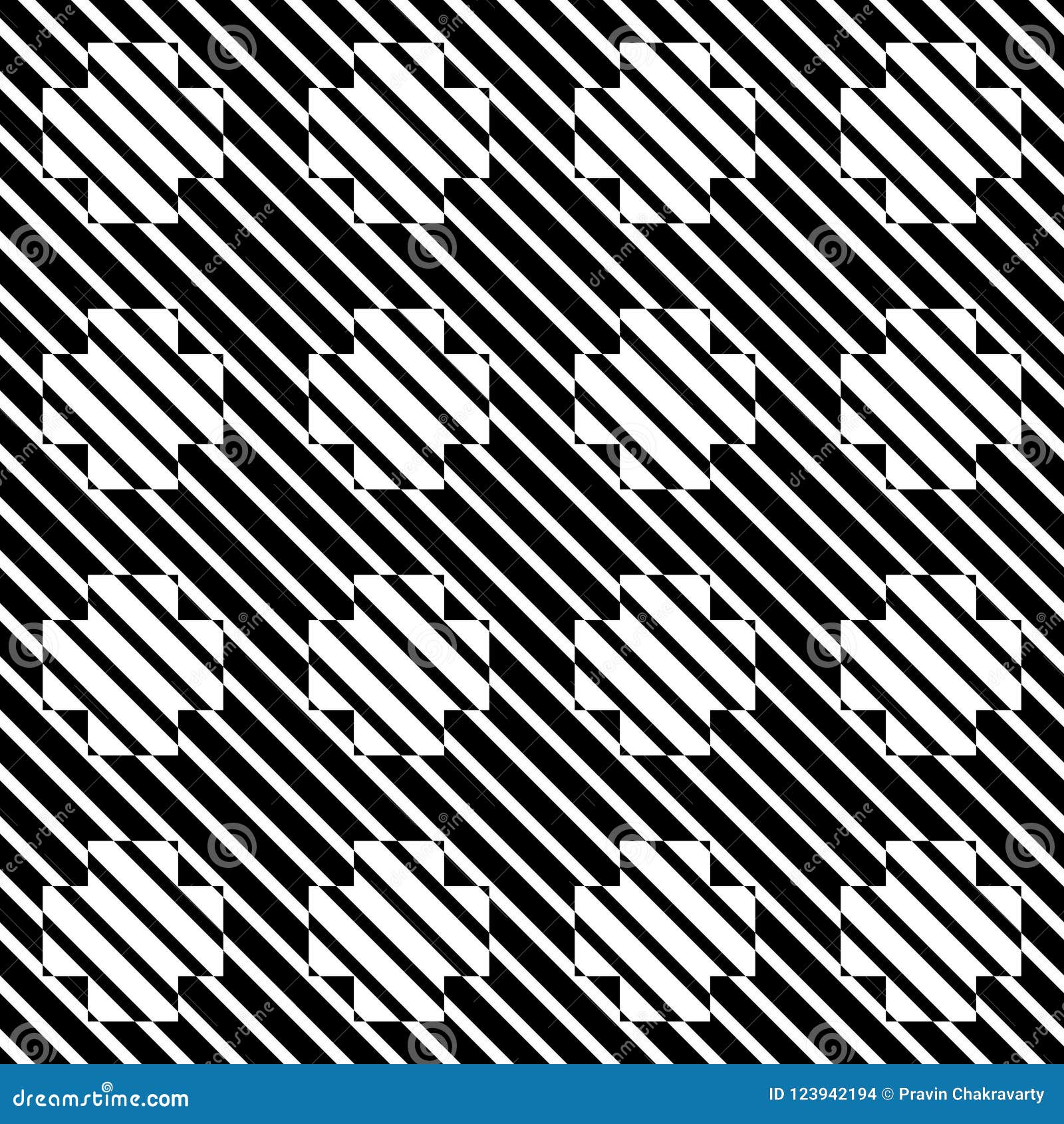Vector Seamless Pattern Black and White. Abstract Background Wallpaper ...