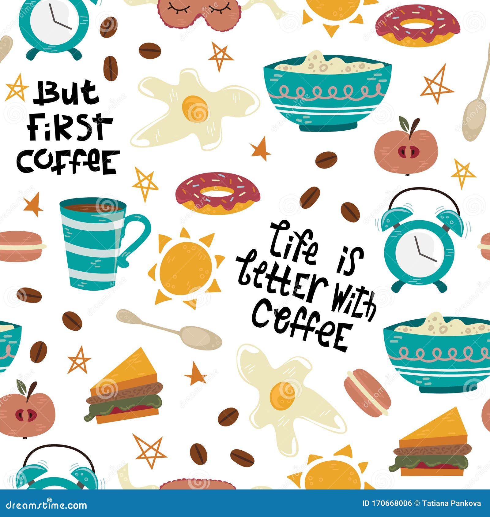 Set Of Coffee Life Icons. Coffee Lover Lifestyle Logo. Coffee Shop Or ...