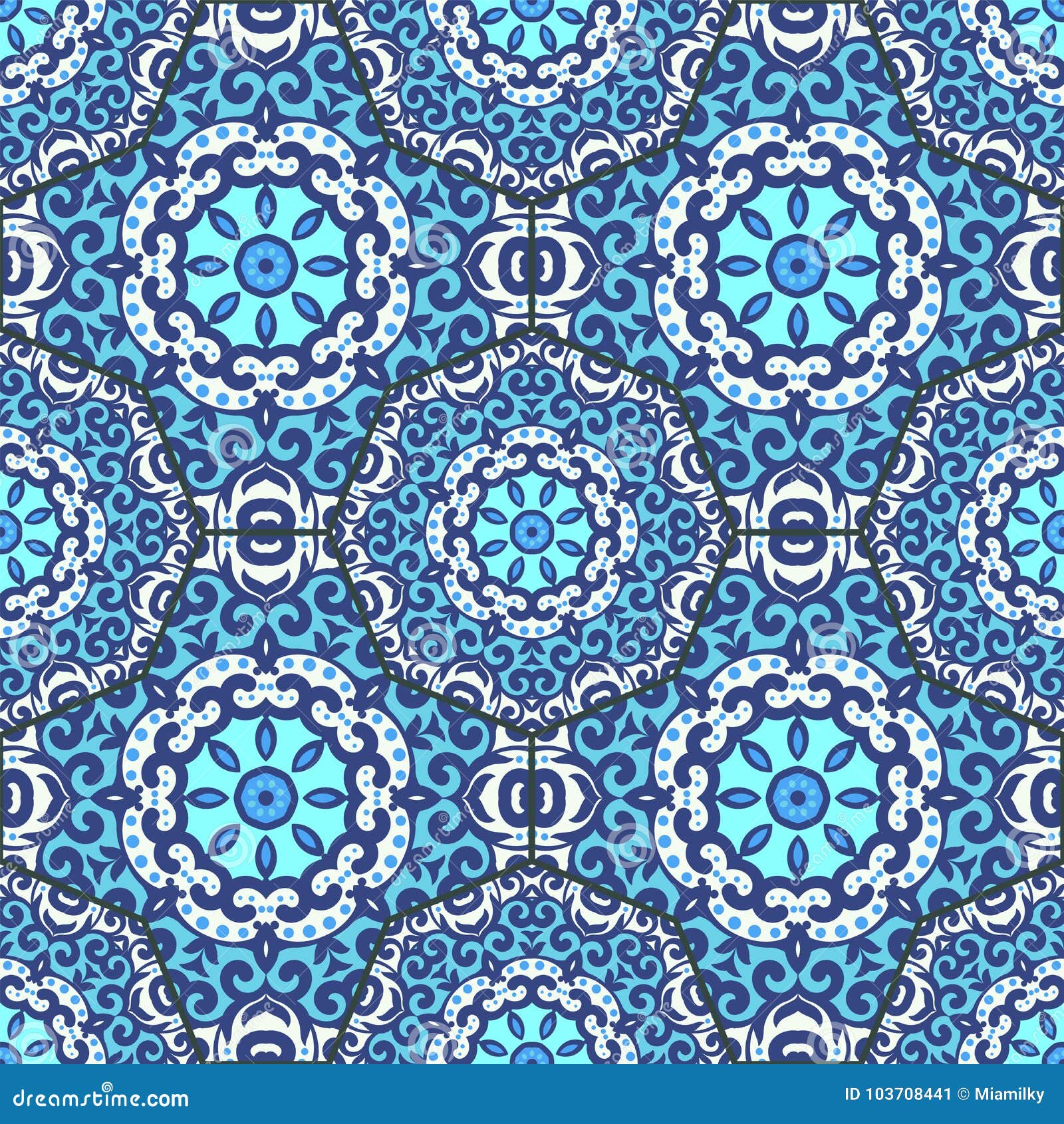 Mosaic Motif Tile Ornamental Lace Ornament Stock Illustrations – 1,718 ...