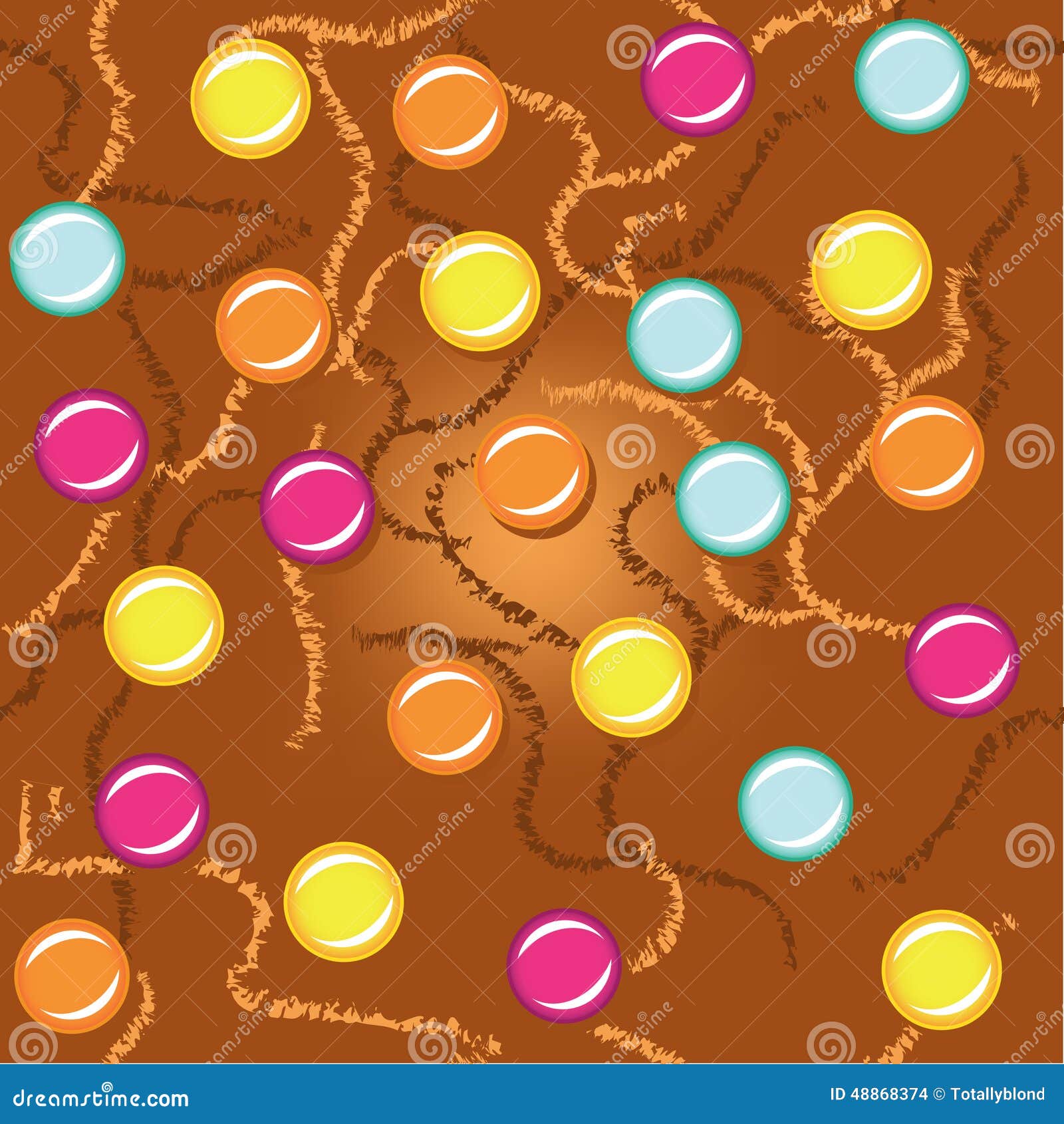Vector Seamless Pattern Candy Texture Stock Vector - Illustration of ...