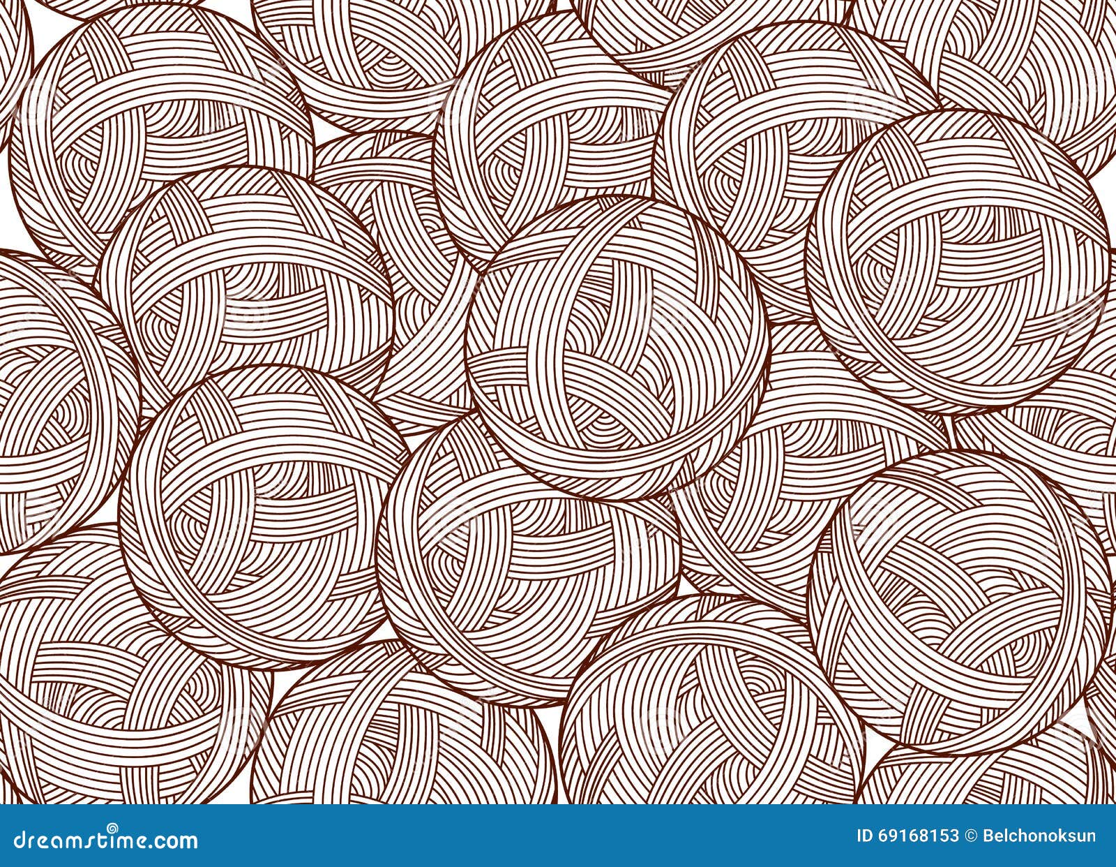 Vector Seamless Pattern with Clews Stock Vector - Illustration of ...