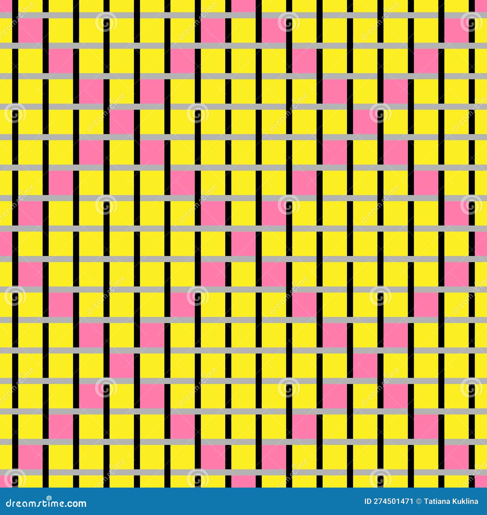 A Vector Seamless Pattern of Colored Abstract Geometric Shapes and Grid ...