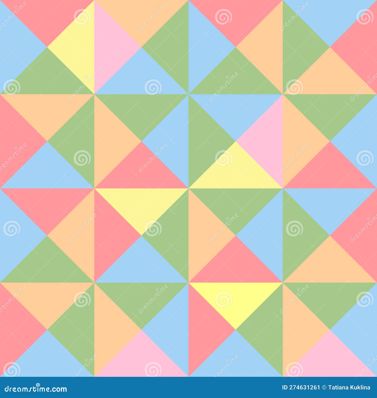 A Vector Seamless Pattern of Colored Abstract Geometric Shapes and Grid ...