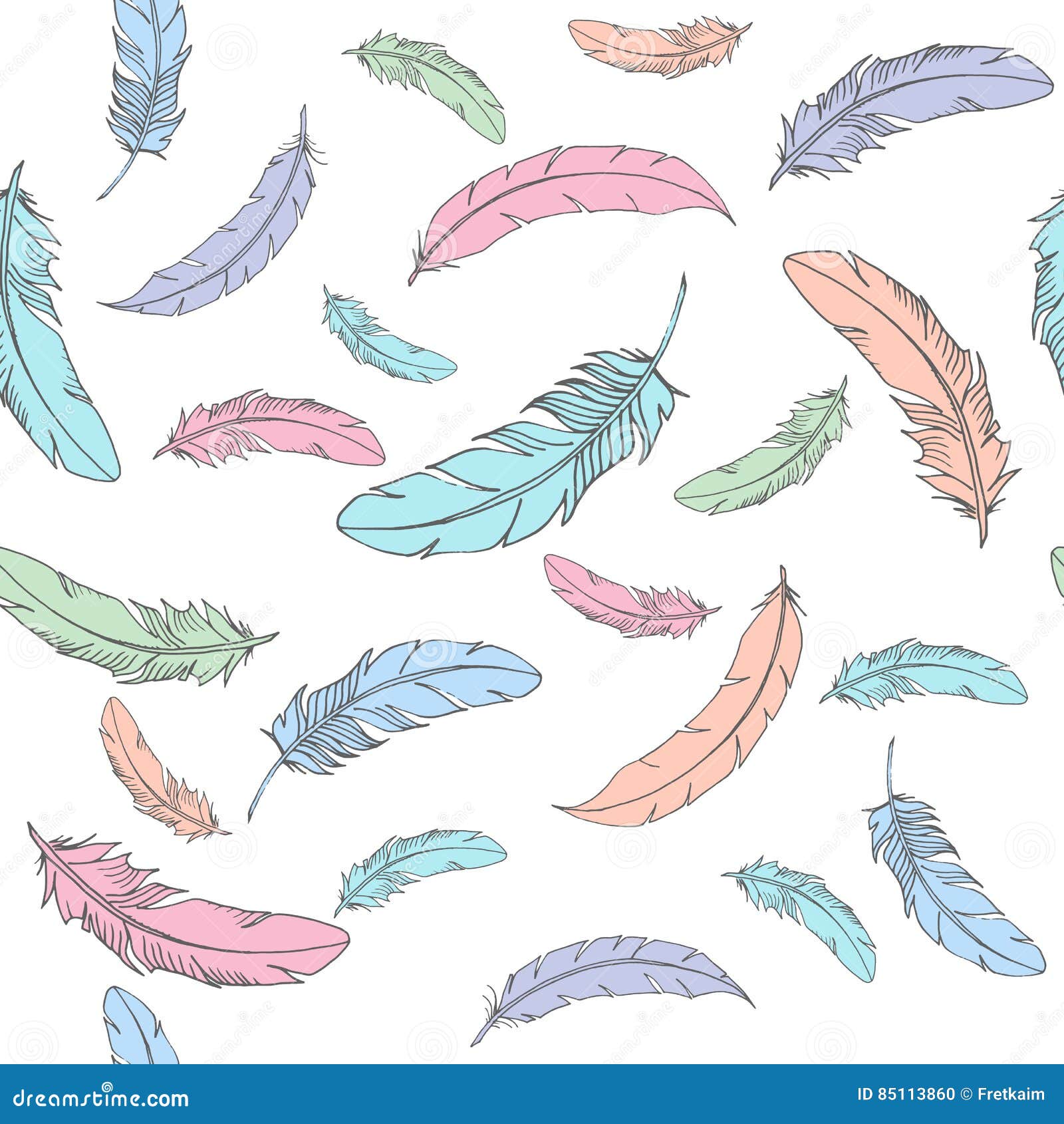 Falling Feathers Animation