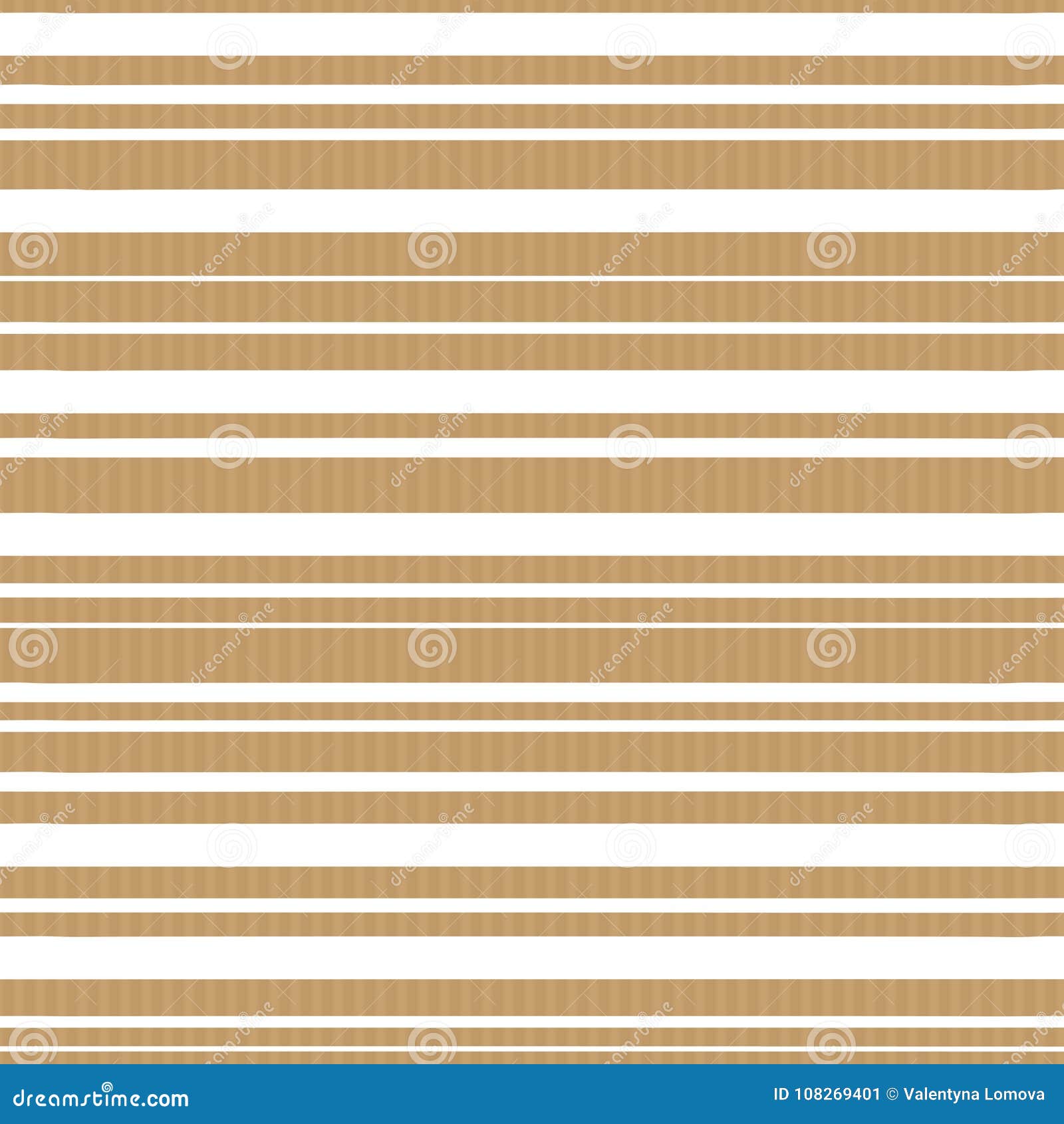 Vector Seamless Pattern of Craft Paper Backround with White Stripes ...