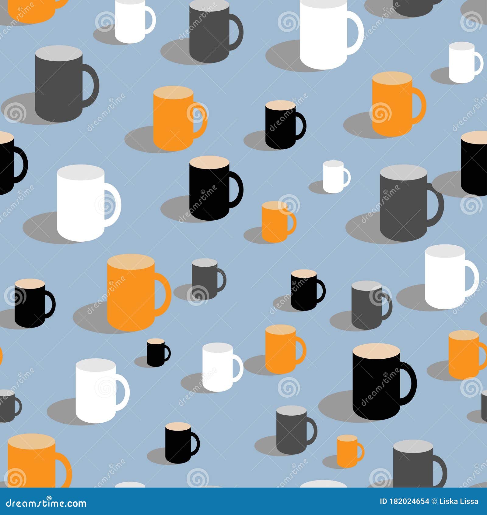 Vector seamless pattern stock vector. Illustration of ceramic - 182024654