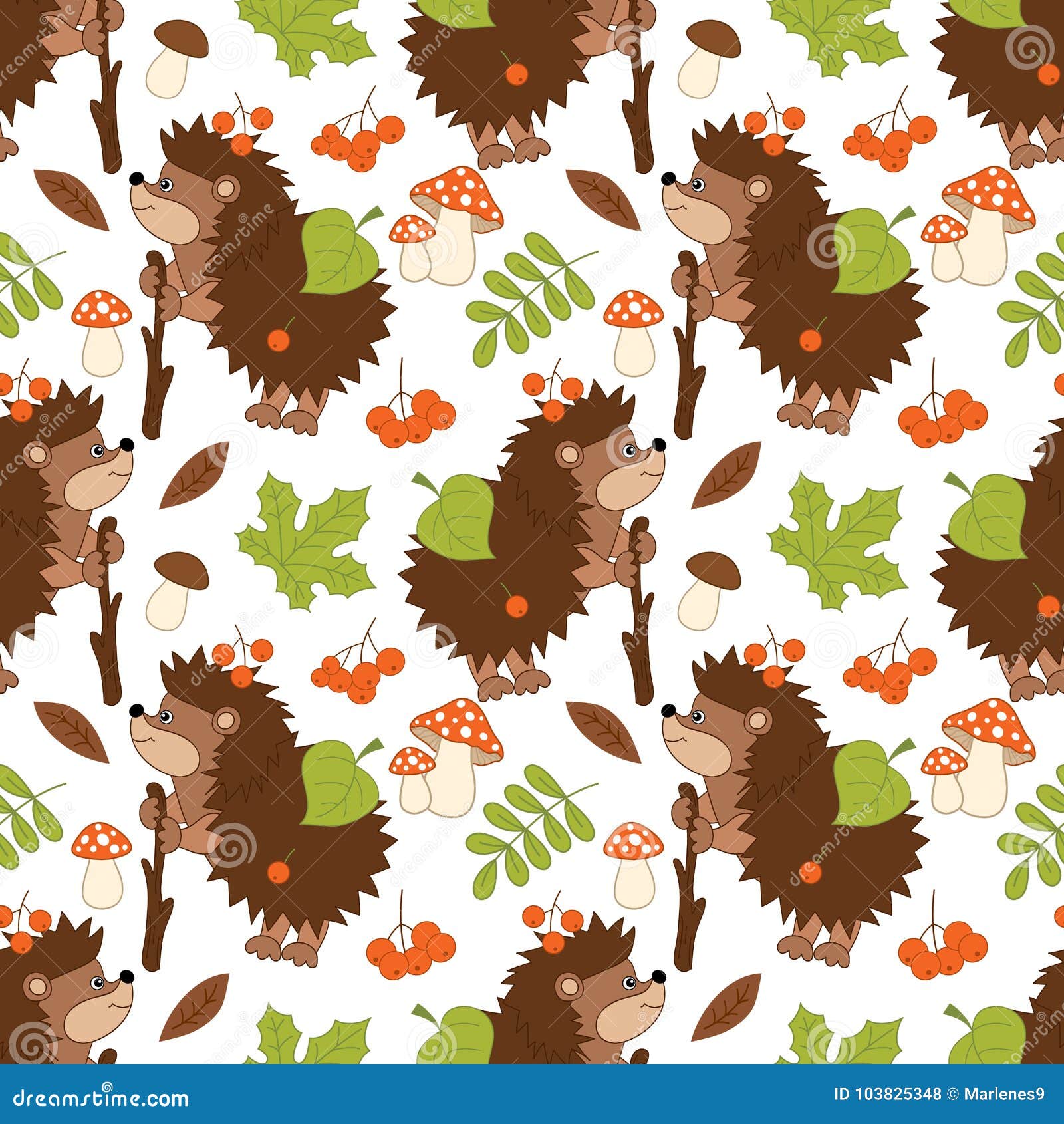 Cute Hedgehogs Border On Purple - Cartoon Characters For Your Happy ...