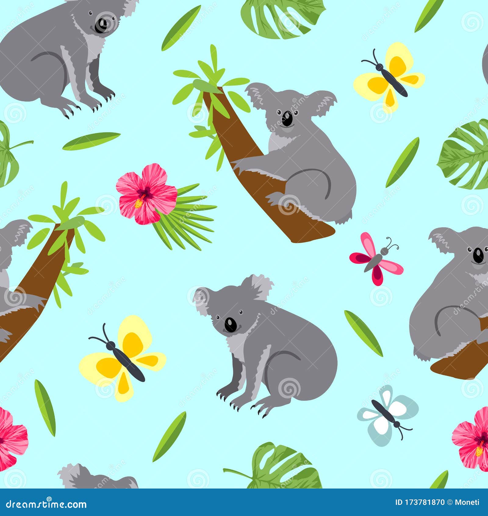 Koala As Australian Symbol Cartoon Vector | CartoonDealer.com #27135889