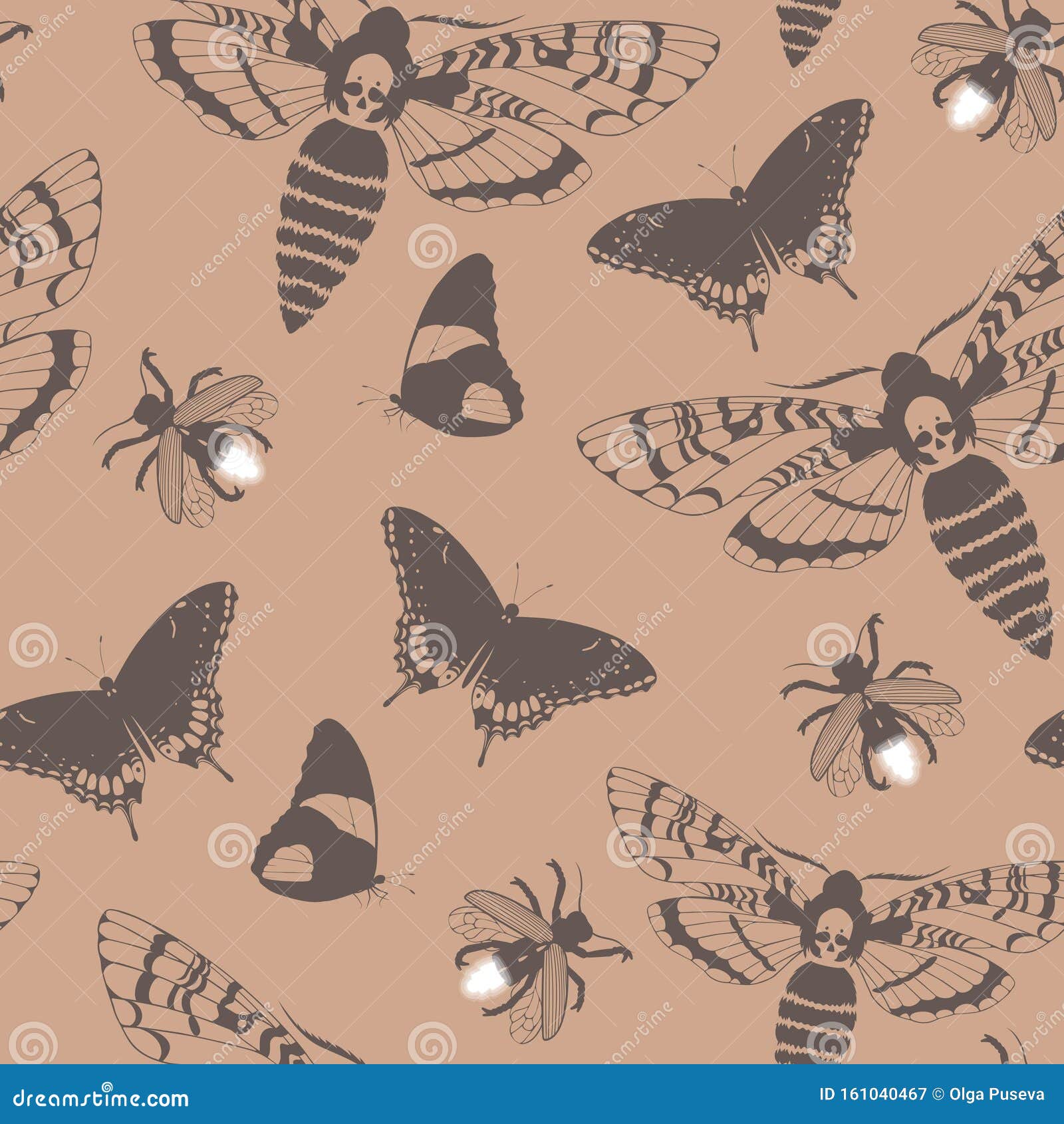 Death Head Moth Isolated On White Close Up. Generated By AI Tool ...